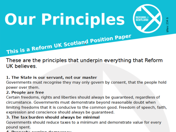 Our Position - Reform Party Scotland